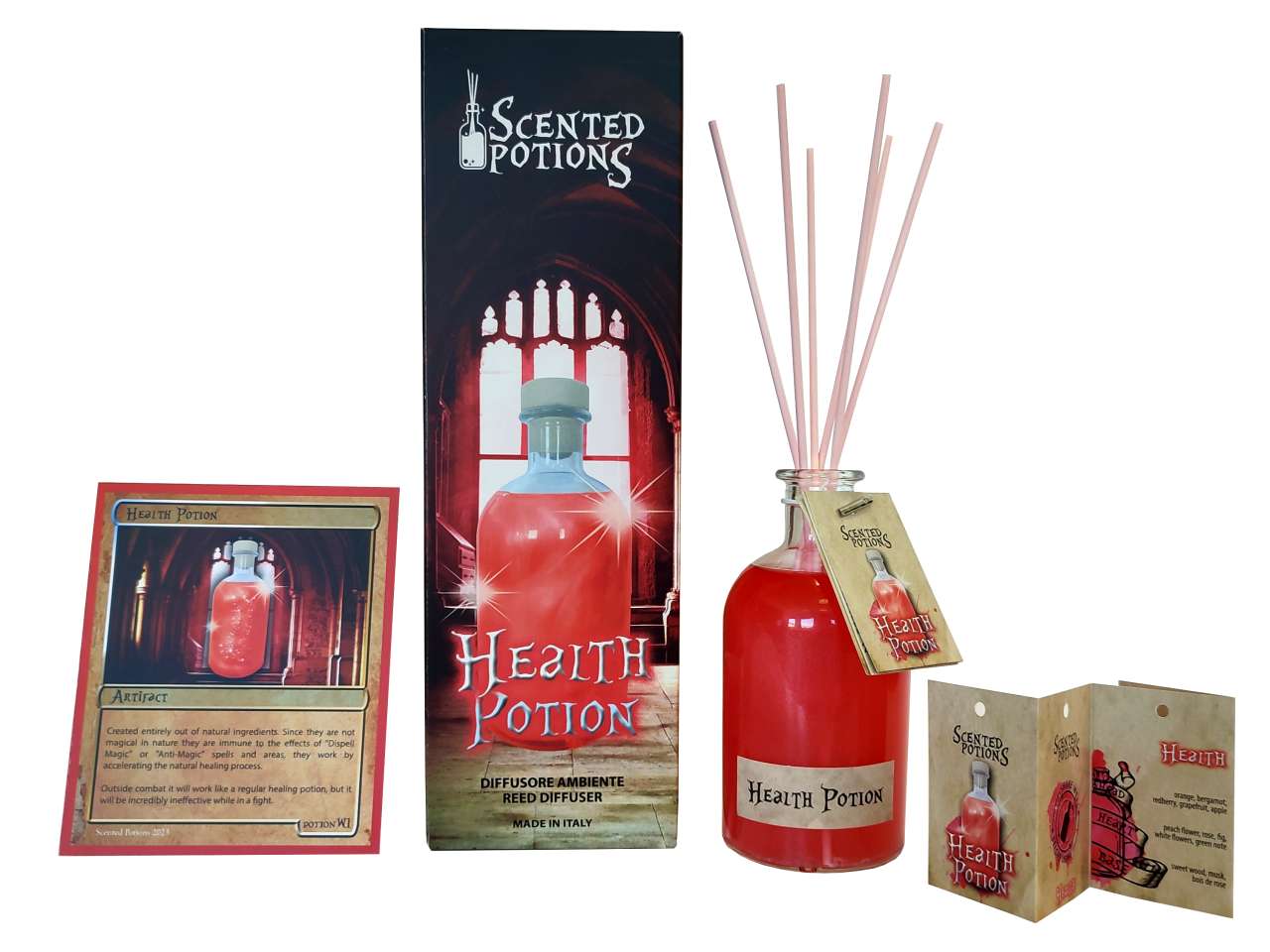 Scented Potions (room fragrances with Mystery Dice option)