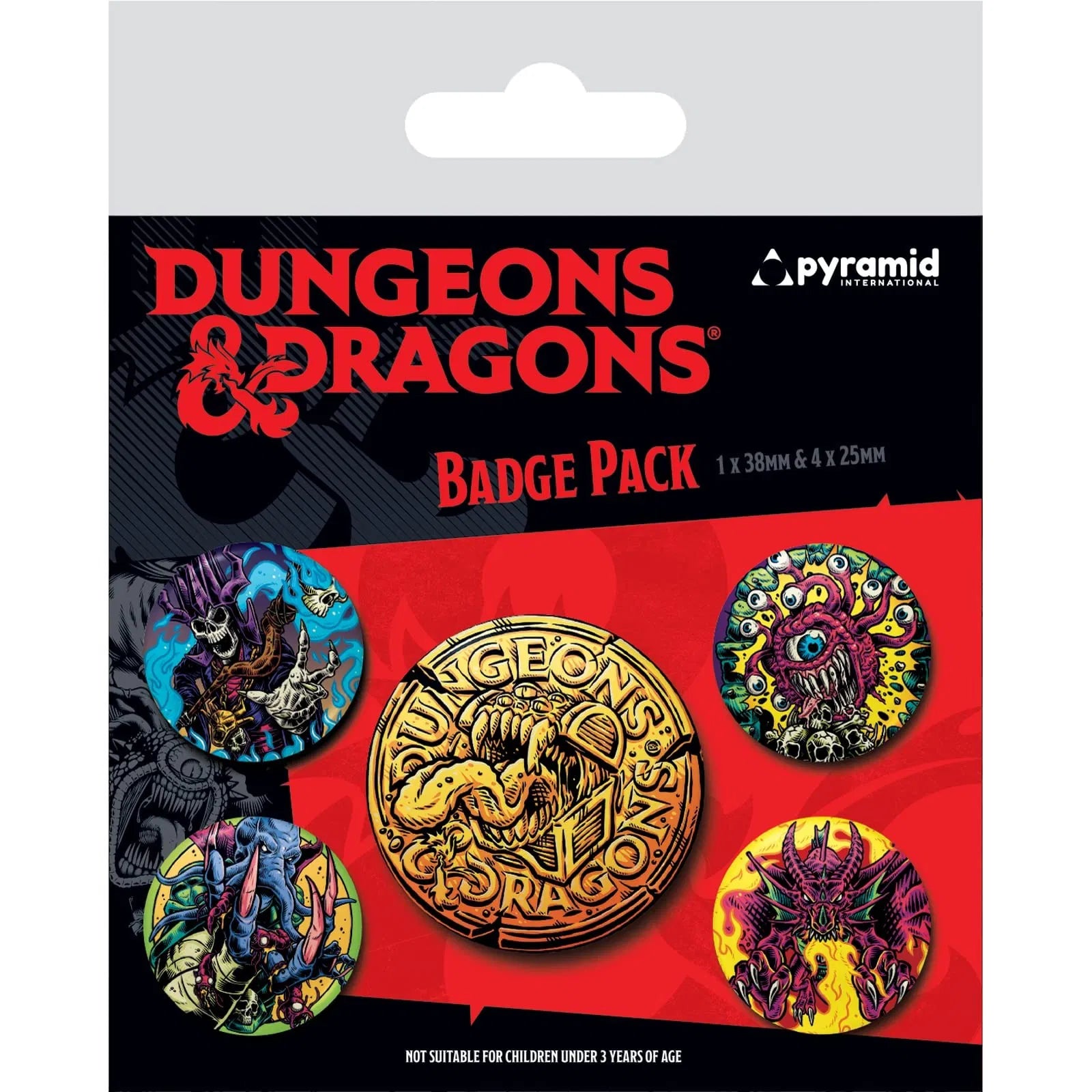 D&D – Beastly Pin Badge Pack (5er-Set)
