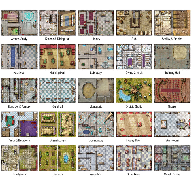 Big Book of Battle Mats Bastions & Strongholds