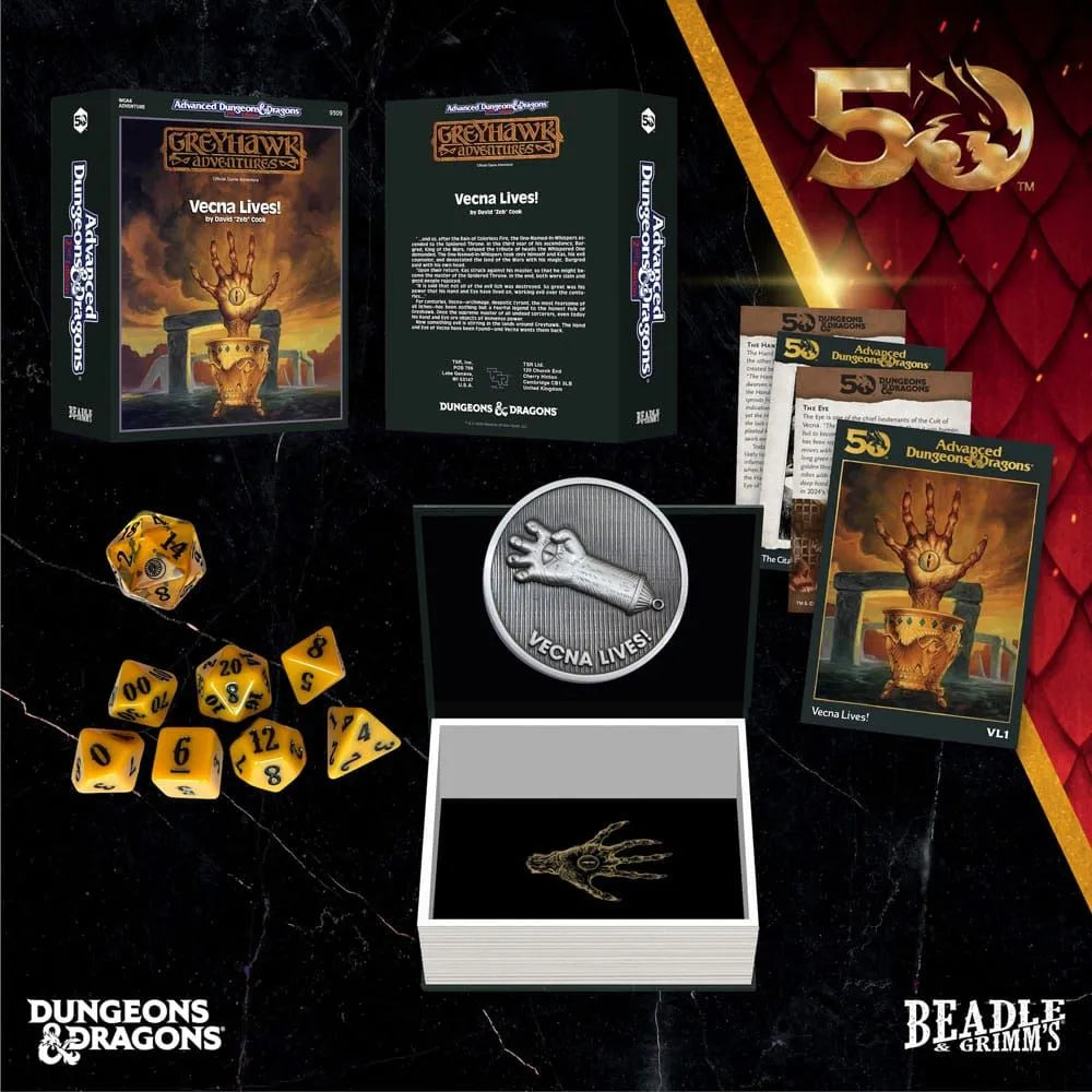 D&D – Classic Module Würfelset: Vecna Lives! (50th Anniversary)