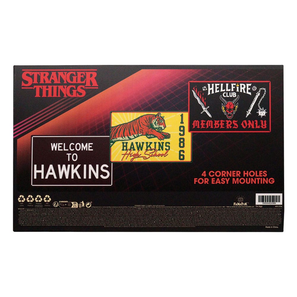 Stranger Things – Metal Sign Set (3-piece)