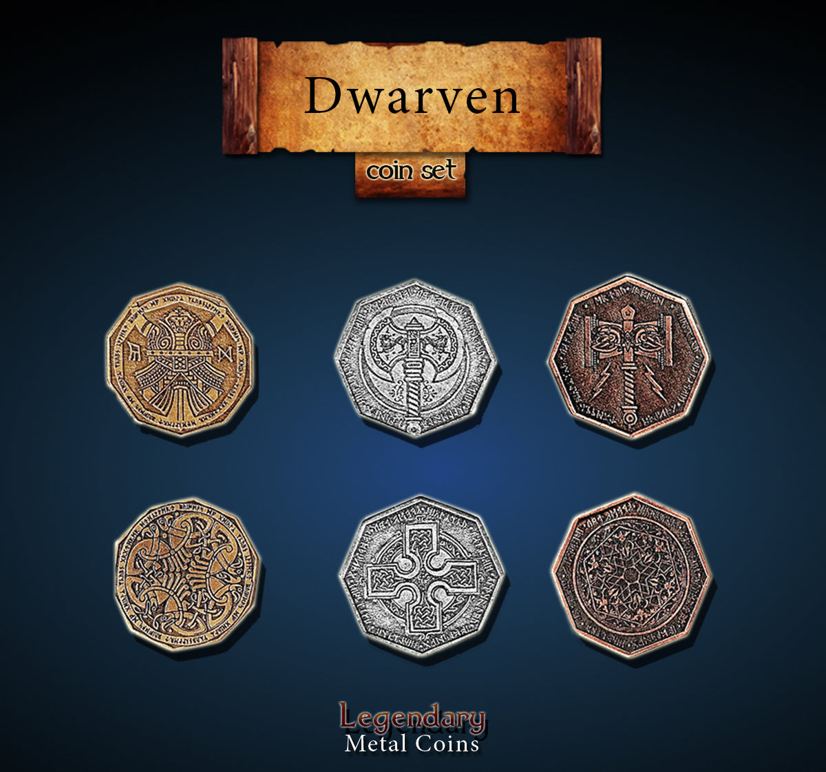 Dwarven Coin Set (24 Stück)