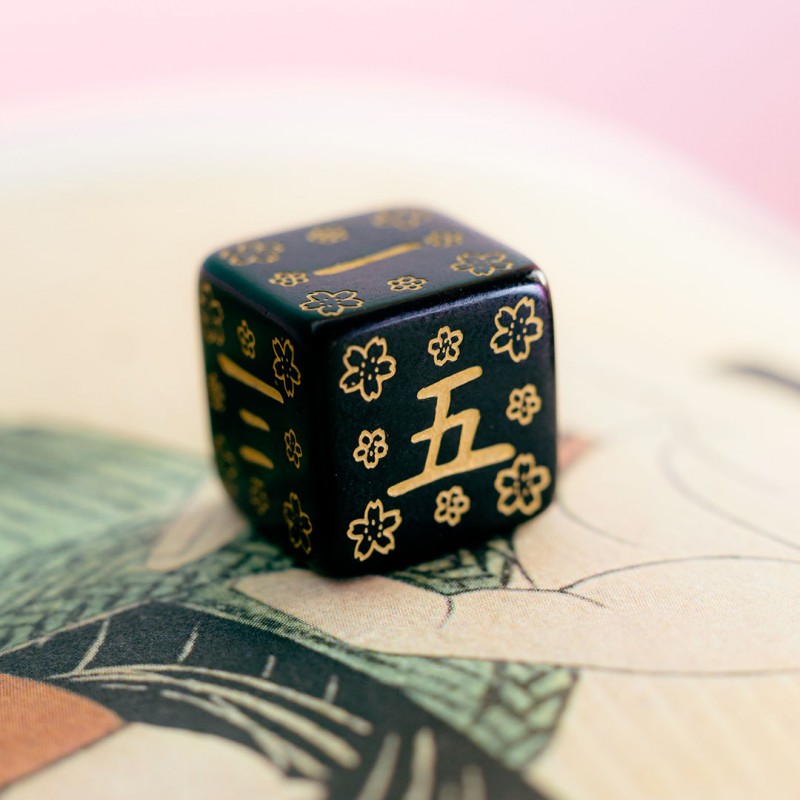 Japanese Dice Set - Serie mit Kanji Ziffern