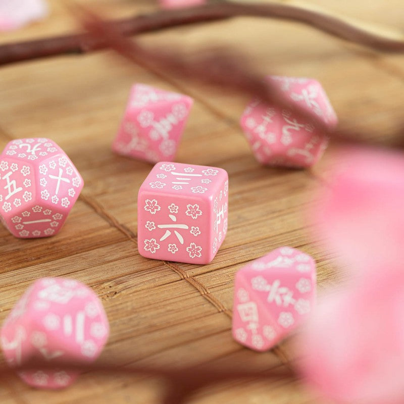 Japanese Dice Set - Serie mit Kanji Ziffern